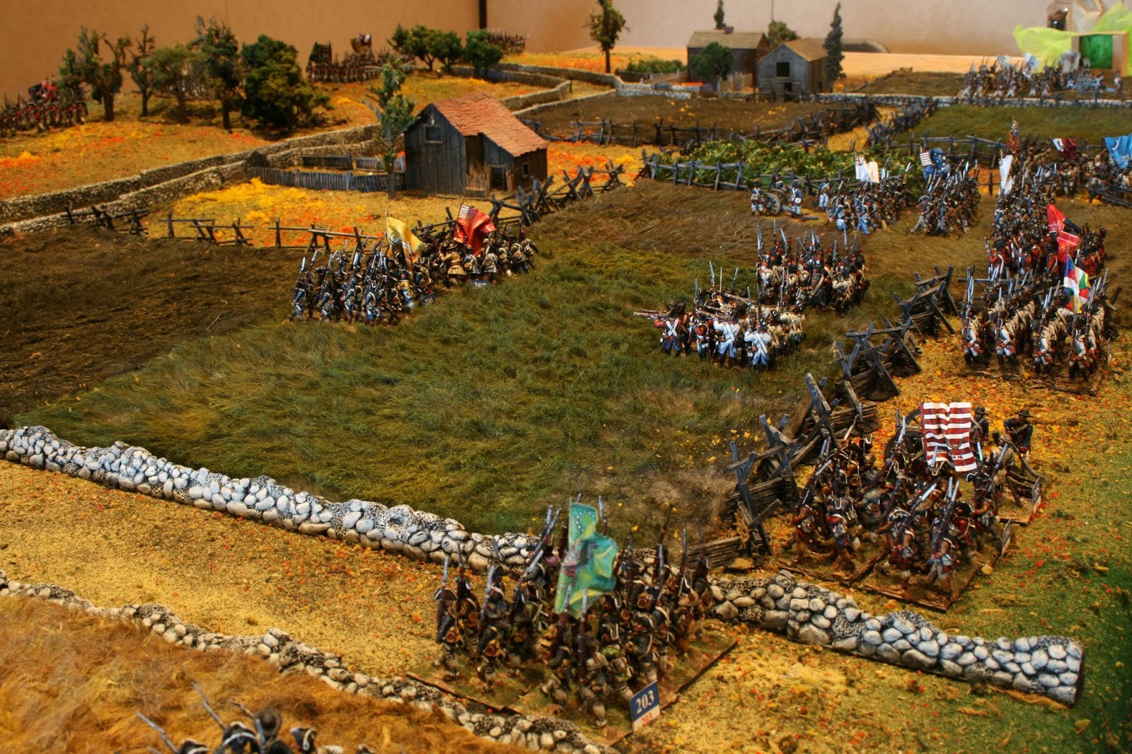 Historical Battles in Miniature: 40mm AWI Miniatures by David Bonk
